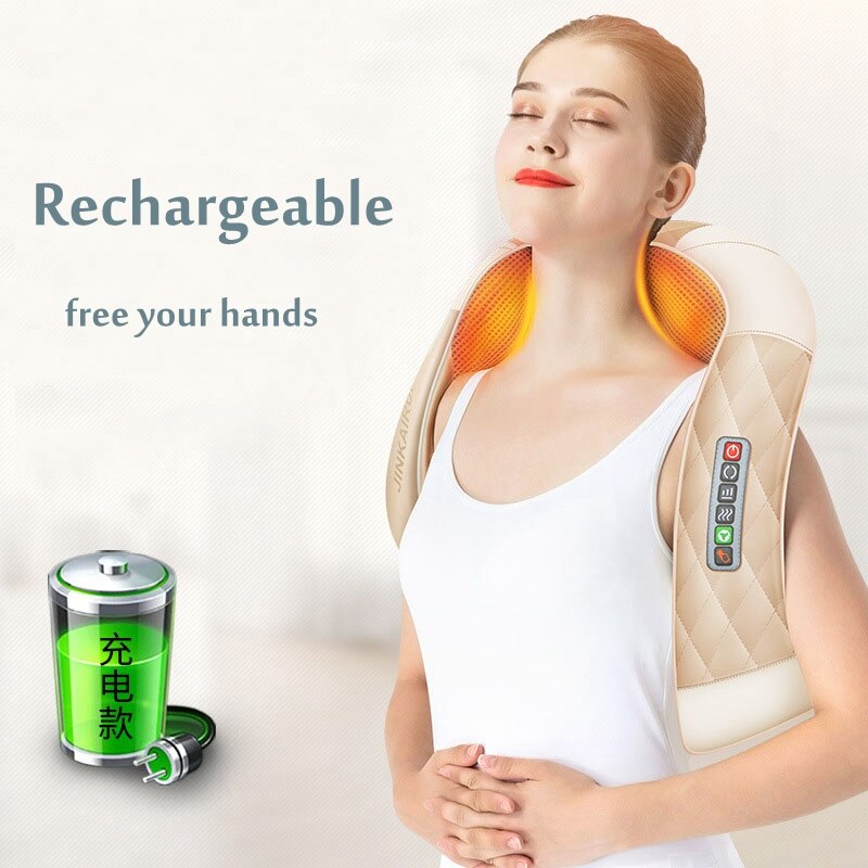 U Shape Electric Shiatsu Neck Shoulder Body Massag... – Grandado