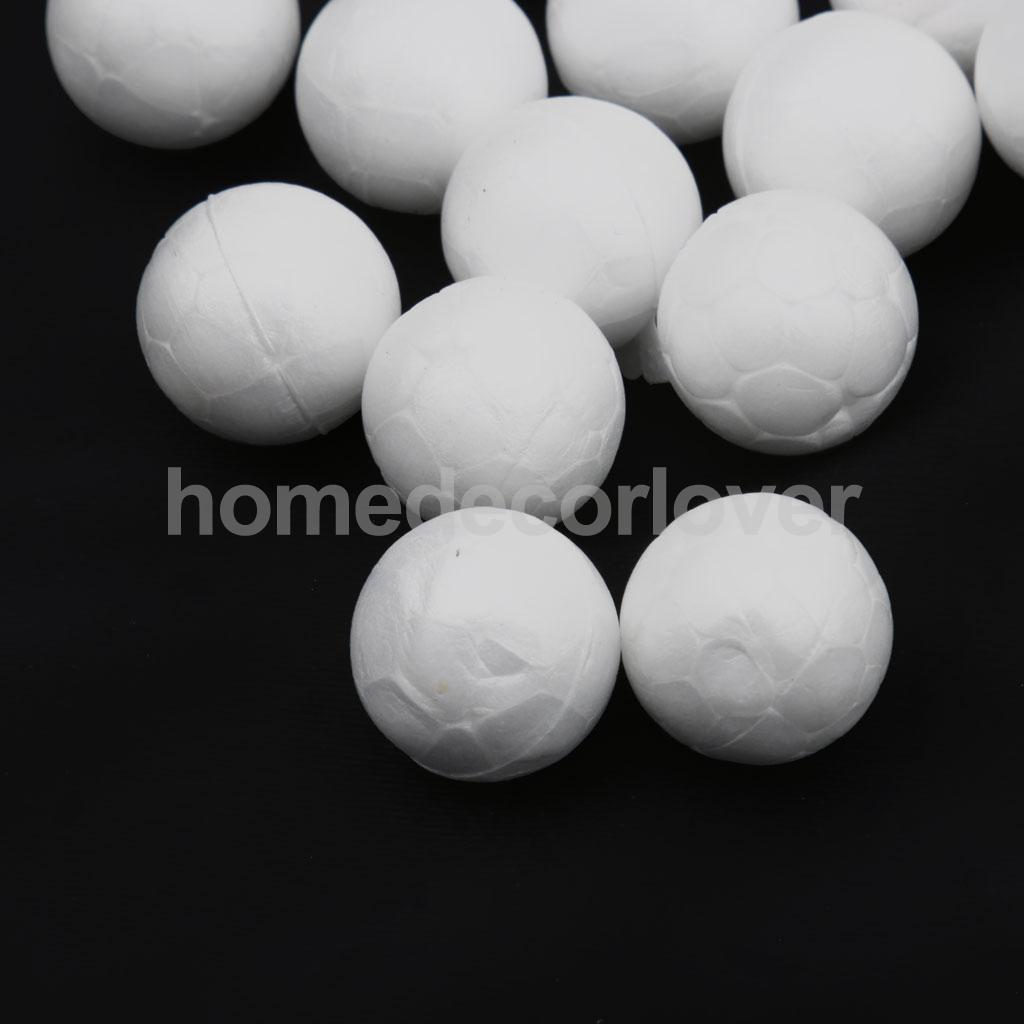 100pcs 15mm White Modelling Craft Polystyrene Foam... – Grandado