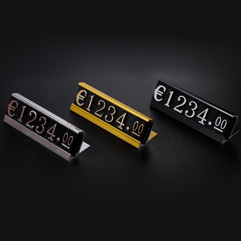 Aluminum Frame Jewelry Numeral Pricing Cube Sign A... – Vicedeal