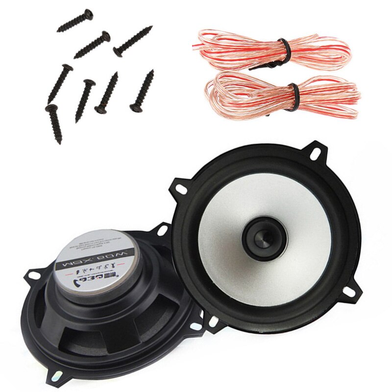 5 inch 2x60W all frequency loud speaker car subwoo... – Grandado