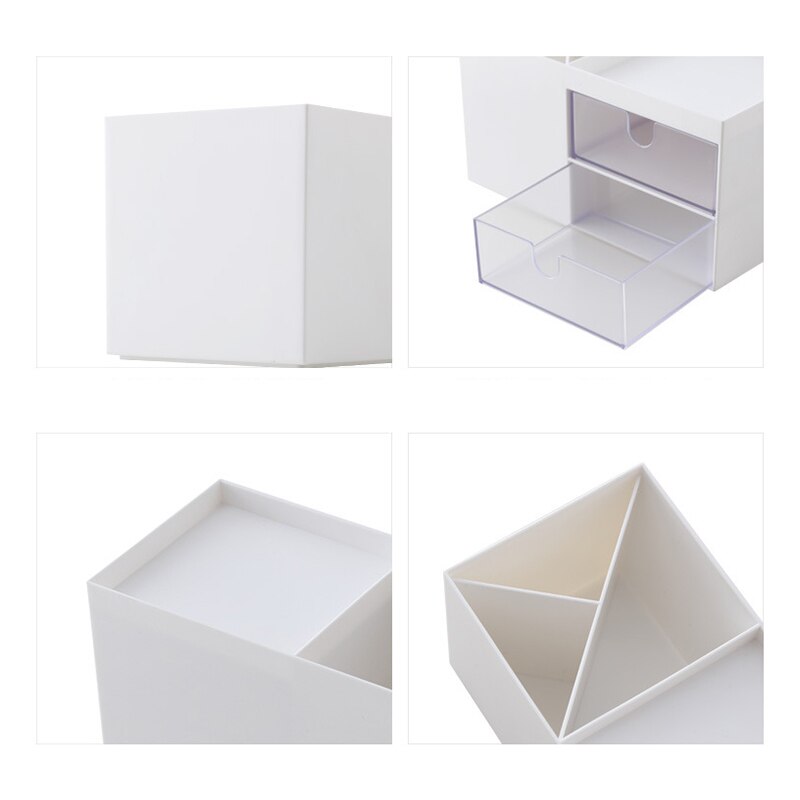 Desktop Double Drawer Storage Box Jewelry Storage ... – Grandado