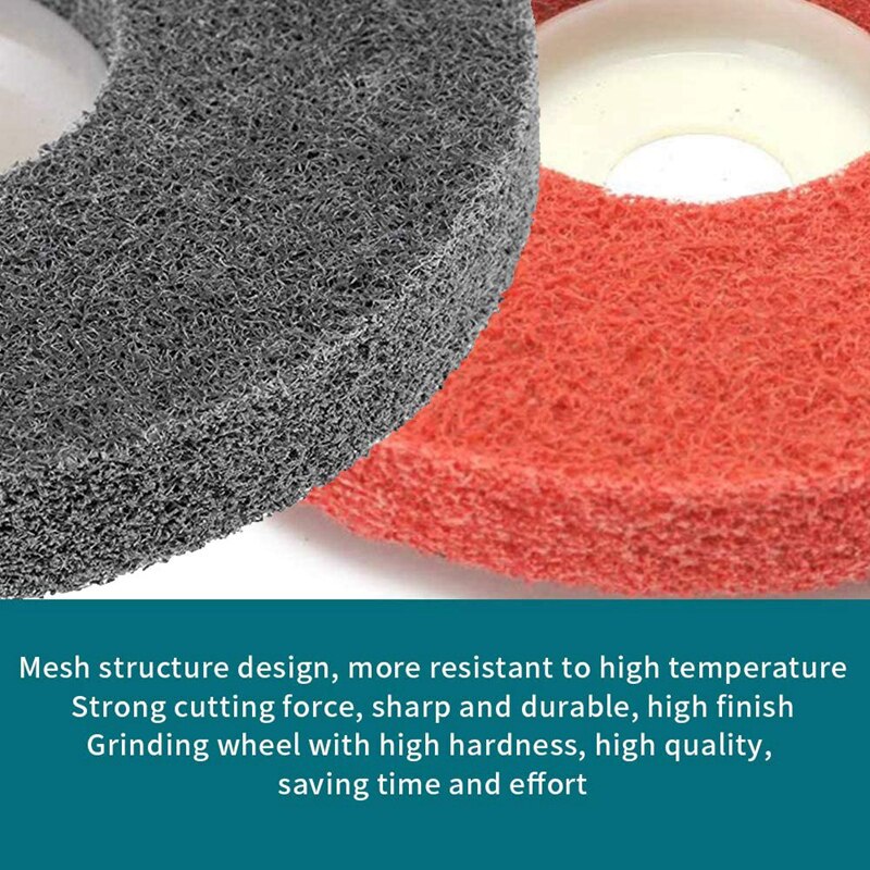 15 Pcs 4 Inch x 5/8 Inch Wheel Wool Wheels Nylon F... – Grandado