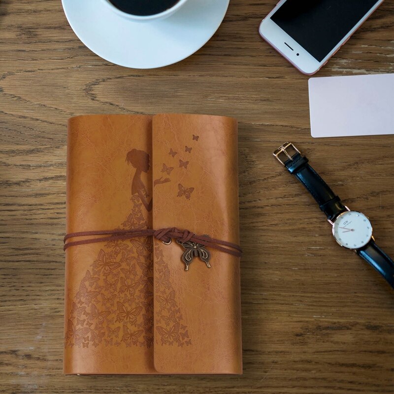 Refillable Notebook Journals,A6 Leather Bound Trav... – Vicedeal