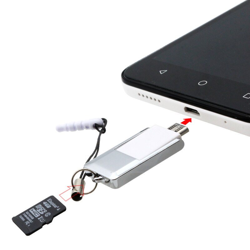 SR Aluminum Micro USB OTG Micro SD/TF Card Reader ... – Vicedeal