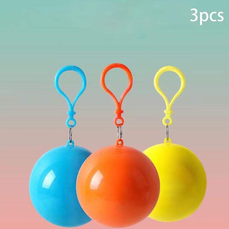 Convenient Portable Rain Ponchos Ball For Adults D... – Grandado