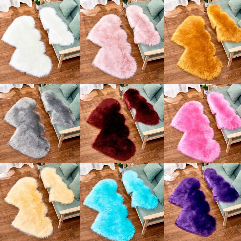 Kunstmatige Wol Schapenvacht Mat Dubbele Liefde Ha... – Vicedeal