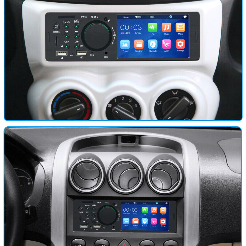 Car Electrical Appliances 4.1" HD 1 Din Car Radio ... – Vicedeal