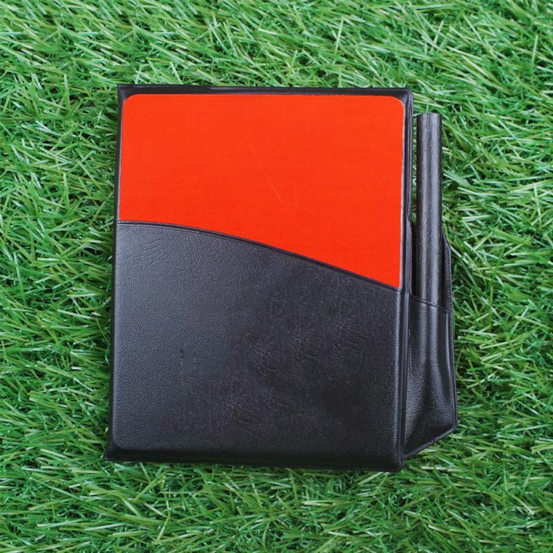 Fluorescent Red Yellow Card With Leather Wallet Pe... – Grandado