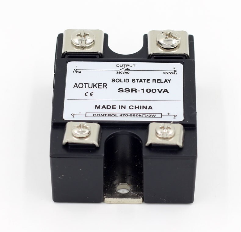 SSR-100VA Solid State Voltage Regulator 100A 380V ... – Vicedeal