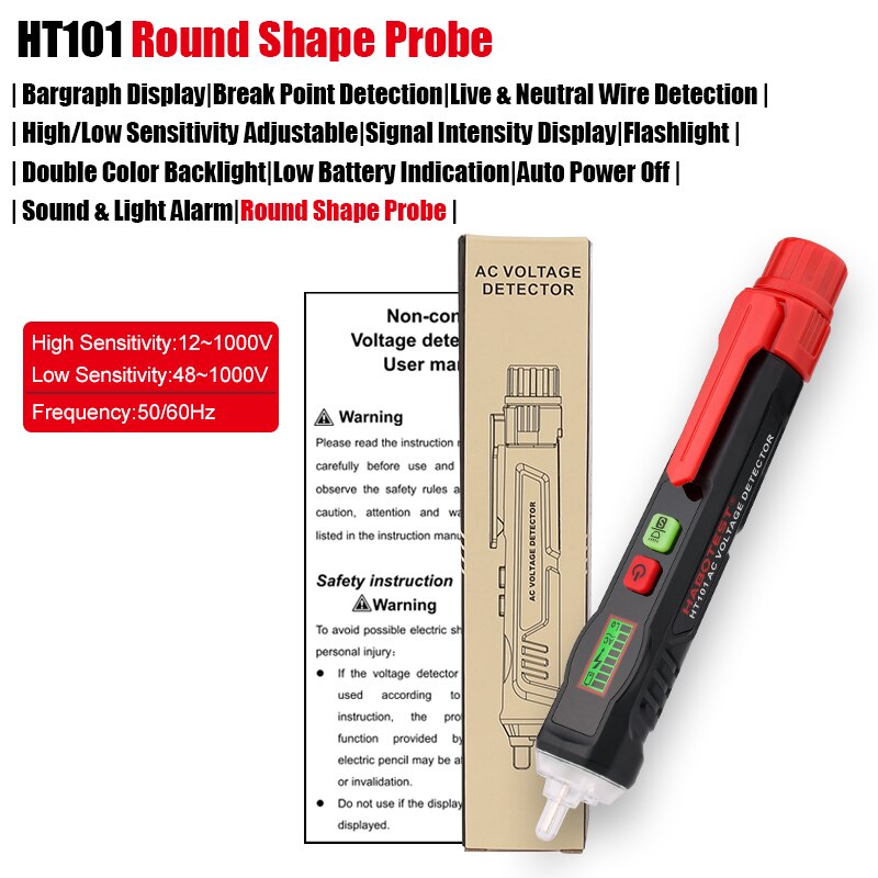Voltage Detector Non Contact Voltage Tester Pen HA... – Grandado