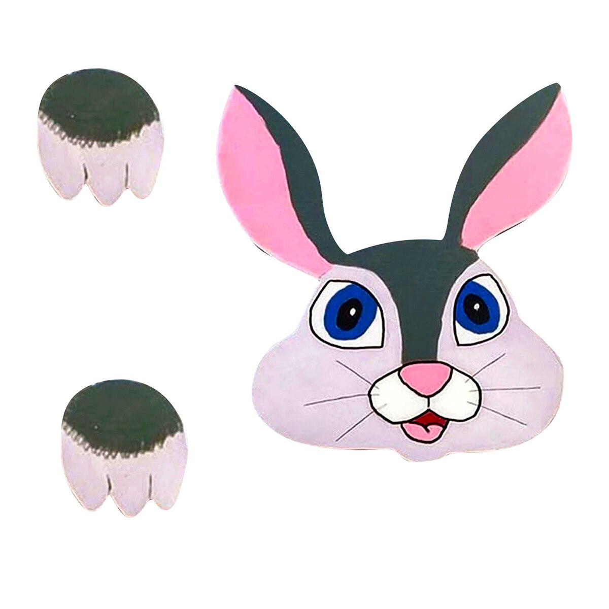 Easter Bunny Fence Decoration Peeking Rabbit Garde... – Grandado