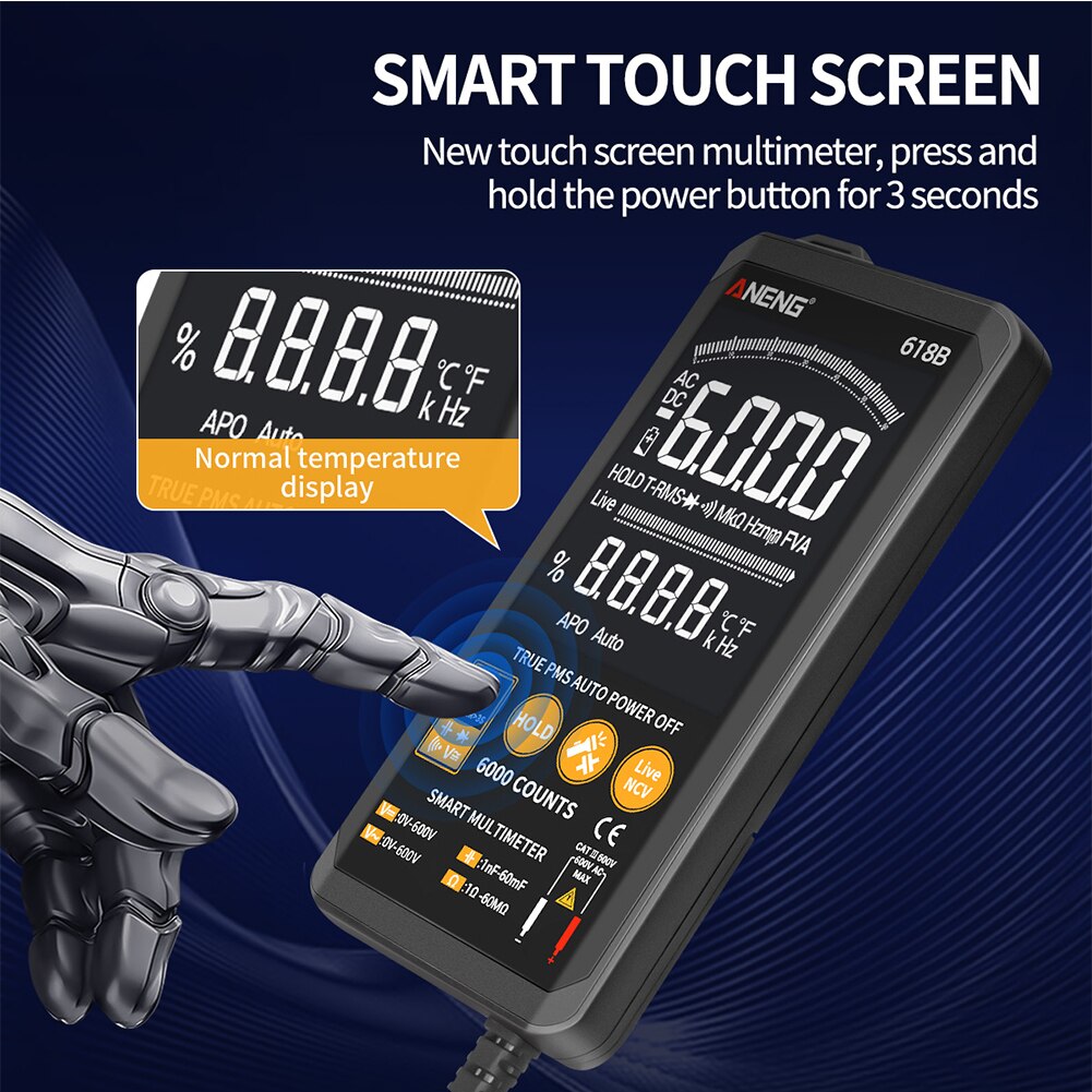 Resistance Capacitance Home Mini Data Hold High Ac... – Grandado