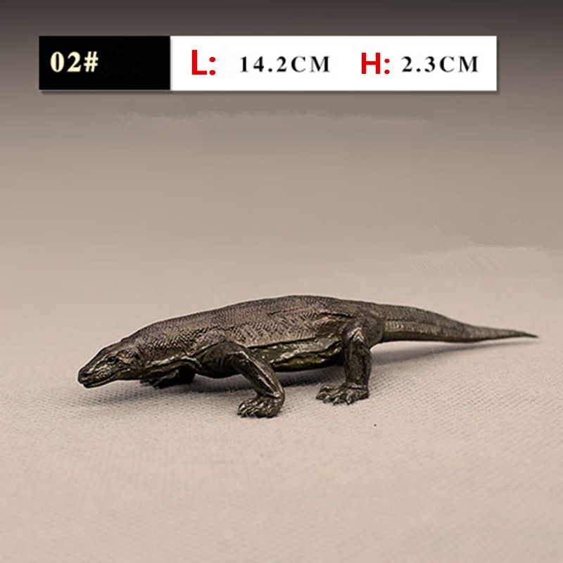 Mini Plastic Model Komodo dragon Model Sand Table ... – Grandado