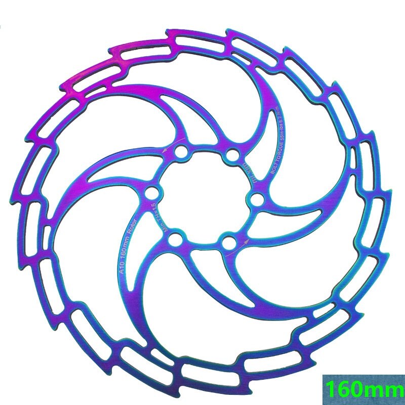 Colorful Bike Disc Brake Rotor 160/180/203mm MTB M... – Grandado