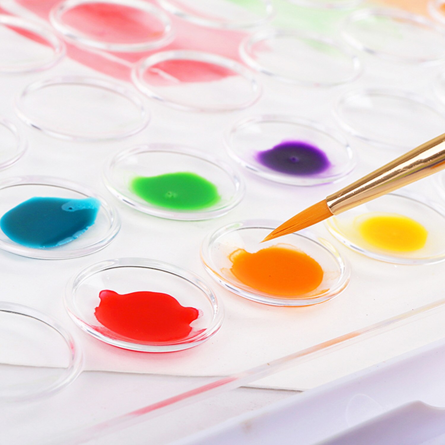 36 Colors Watercolor Art Paint Set+10 Paint Brushe... – Vicedeal