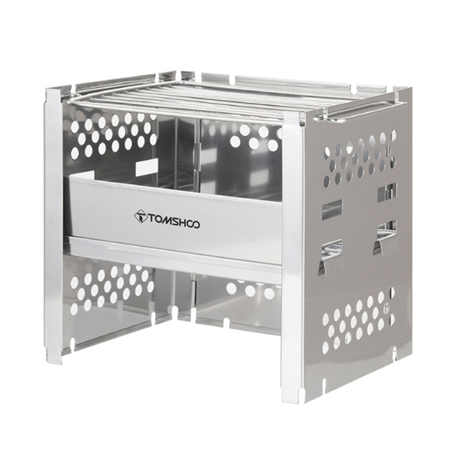 Tomshoo Outdoor Camping Wood Stove W Barbecue Gril... – Vicedeal