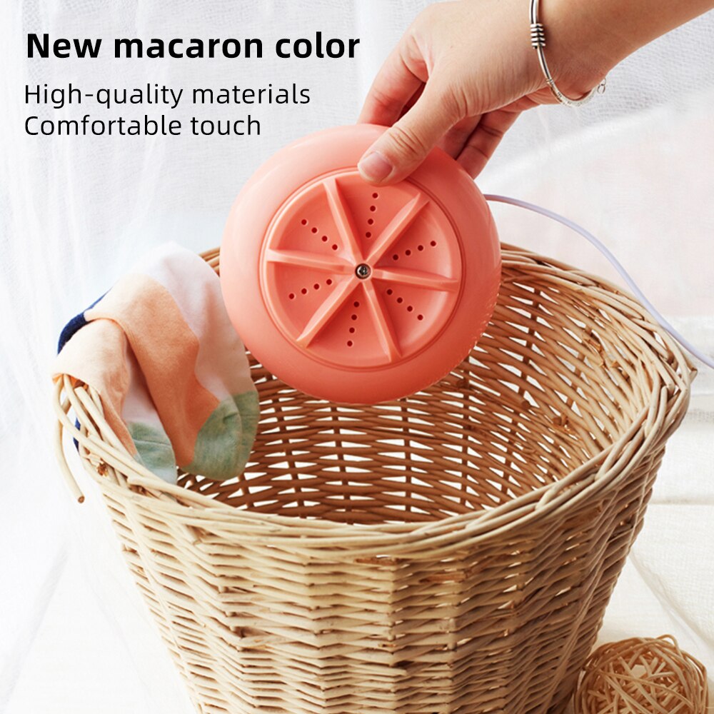 Ultrasonic Washing Machine Portable USB Clothes Wa... – Grandado