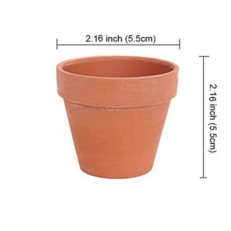 32pcs Mini Clay Pots 2.16" Terracotta Pot Cla... – Grandado