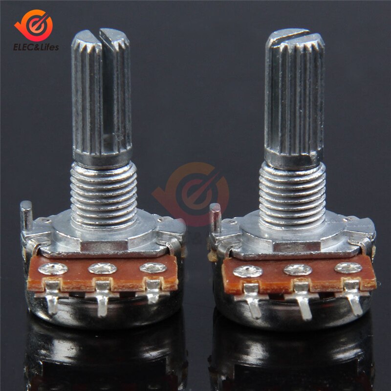 10Pcs Rotary Potentiometer WH148 B500K 3Pin 15mm S... – Vicedeal