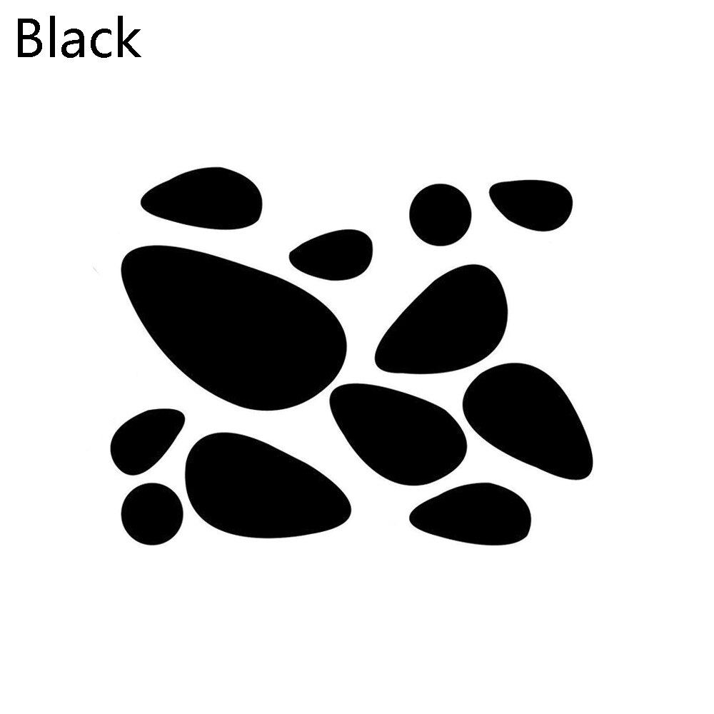 12Pcs Removable Self-adhesive Wall Stickers 3D Peb... – Grandado