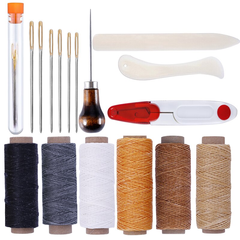 LMDZ Leather Waxed Thread Sewing Kits Hand Sewing ... – Grandado