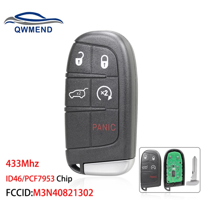 QWMEND Remote Key for Jeep Grand Cherokee Smart Ca... – Grandado
