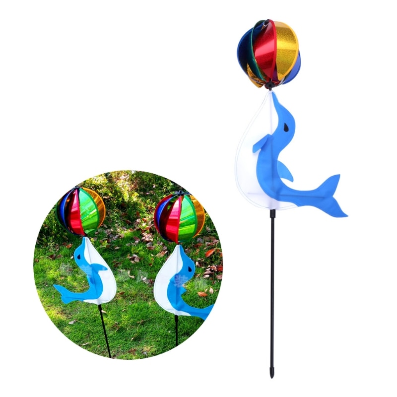 Unique Rainbow Wind Spinner Colorful Windmill Cute... – Grandado