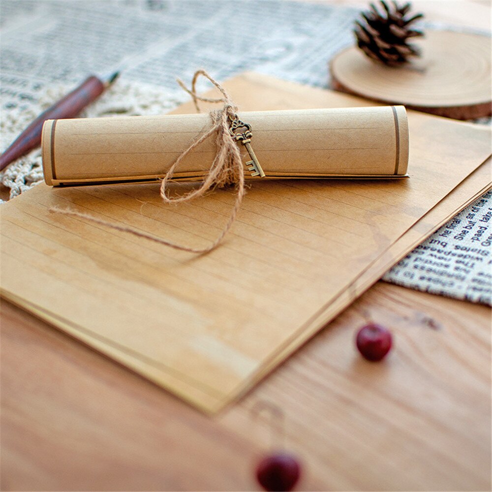 12pcs/set Vintage Kraft Paper Envelopes with Lette... – Grandado