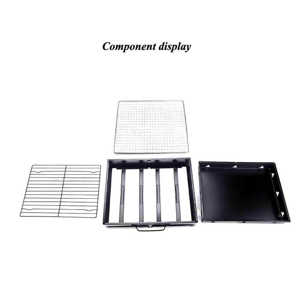 Portable BBQ Barbecue Grill Folding Charcoal Outdo... – Grandado