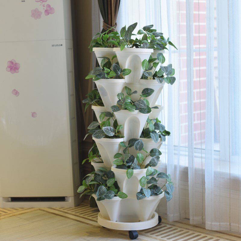 Flowepot Multilayer Stacking Cultivation Pot Veget... – Grandado
