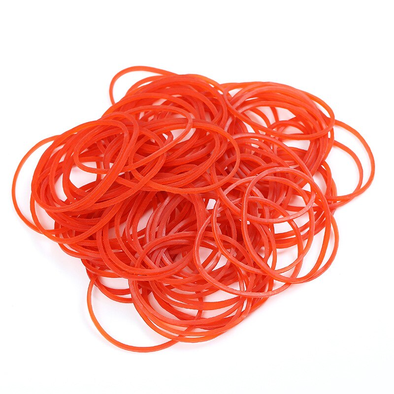100 Pieces/Pack red Round Rubber Bands 38 mm Schoo... – Vicedeal