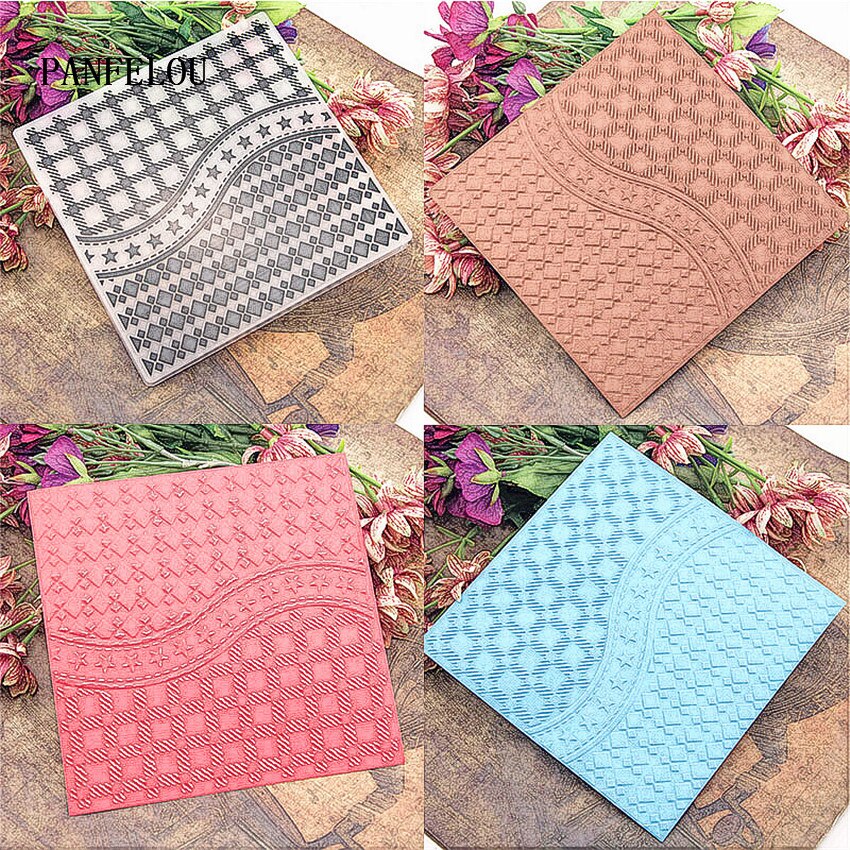 PANFELOU Easter The stars square Embossing folders... – Grandado