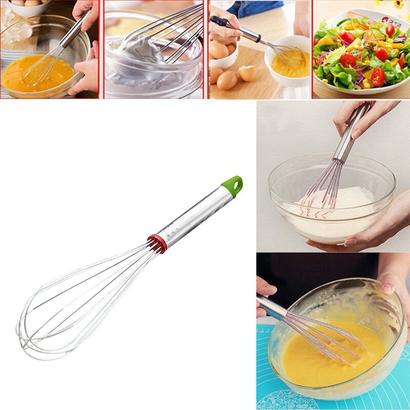 Handle Whisk Stainless steel Kitchen Mixer Balloon... – Vicedeal