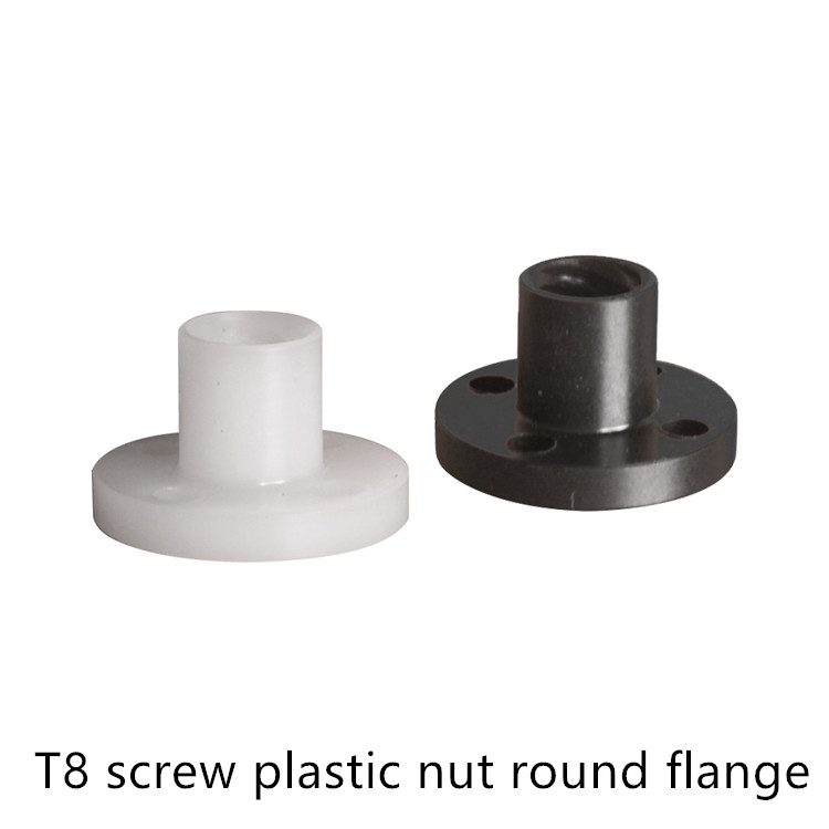 T8 nut trapezoidal screw POM lead 1mm 2mm 4mm 8mm ... – Grandado