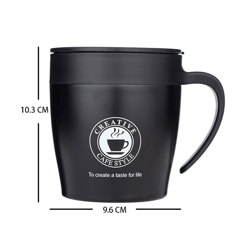 Eco Freundliche 330 ml Edelstahl Becher Kaffee Tas... – Vicedeal