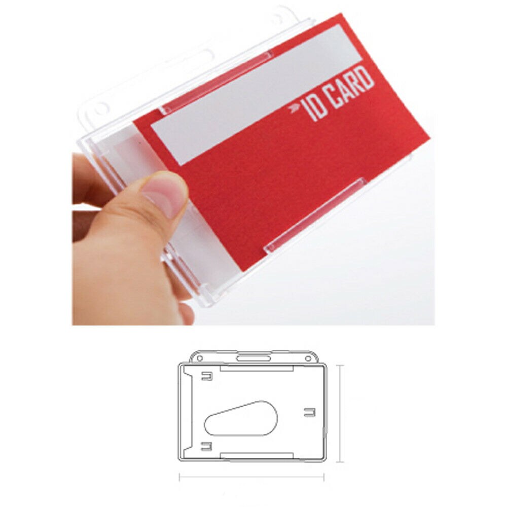 5 Pcs Card Holder Horizontal Double-Sided Card Tra... – Grandado