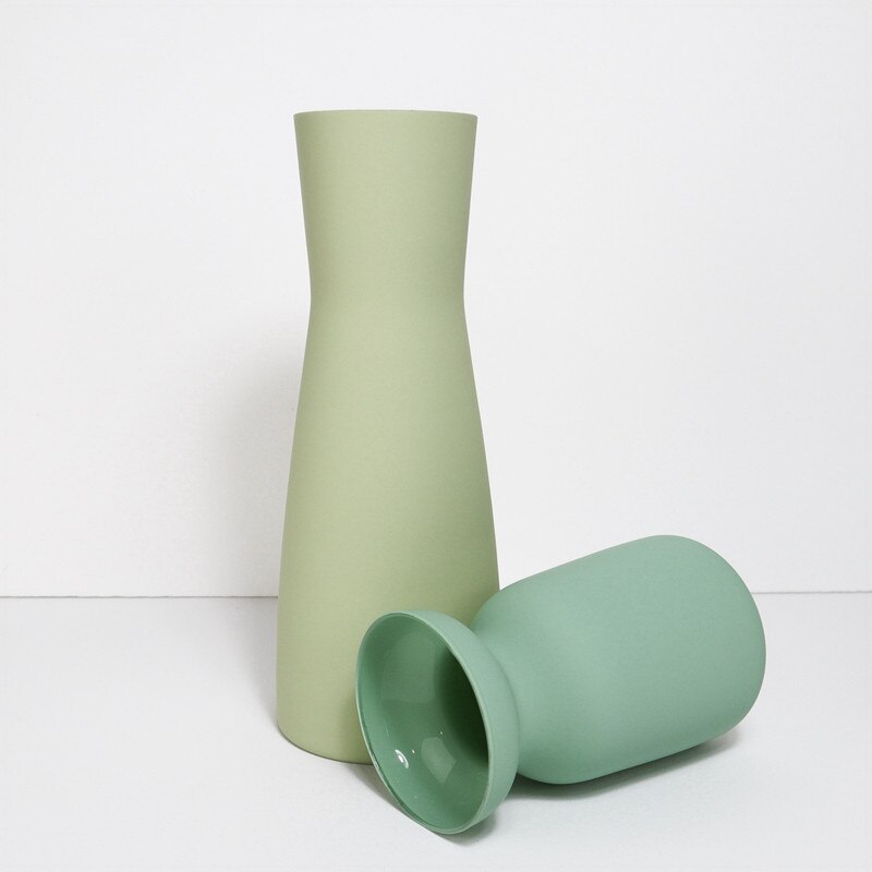 Wedding Home Decor Glass Vase Nordic Morandi Arts ... – Grandado