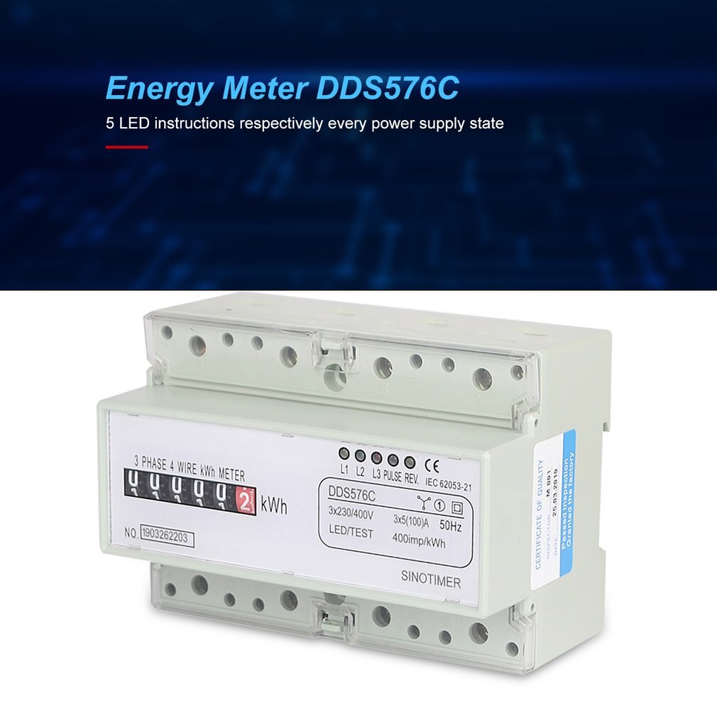 SINOTIMER DDS576C Three Phase 7P 4 Wire Analog Ene... – Vicedeal SINOTIMER DDS576C Three Phase 7P 4 Wire Analog Ene... – Vicedeal