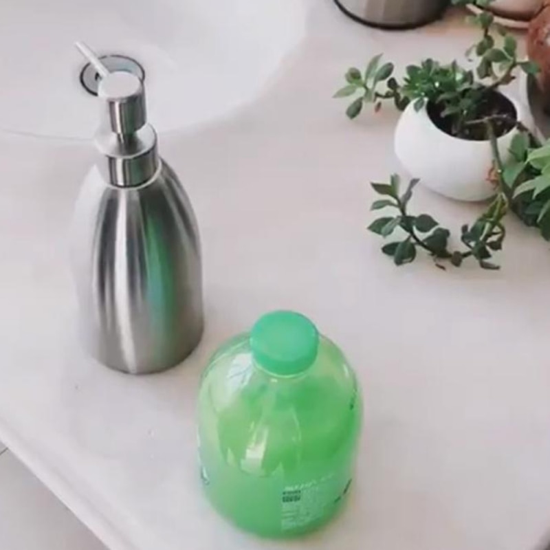 500ML Househld Edelstahl Seife Spender Lotion Flas... – Vicedeal