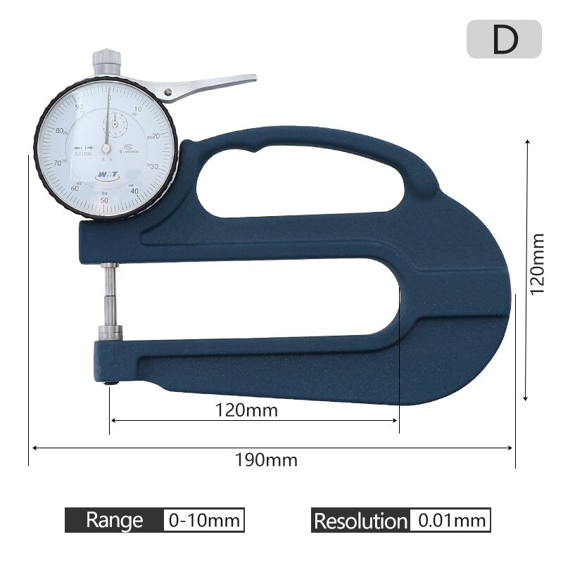 Dial Dikte Meters 0-10x20/26/30/120mm 0.01mm Dikte... – Vicedeal