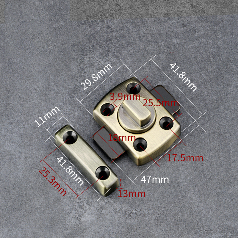 Door Lock Metal Hook Latch Lock Toilet Doors Right... – Grandado