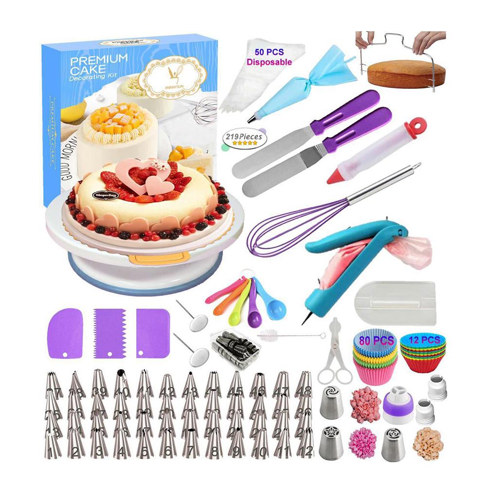 219PCS Cake Decorating Supplies Kit With Russian P... – Grandado