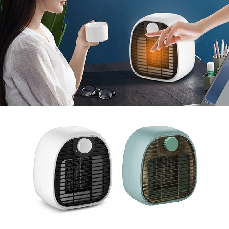 Portable Cute Electric Fan Heater Adjustable Therm... – Vicedeal