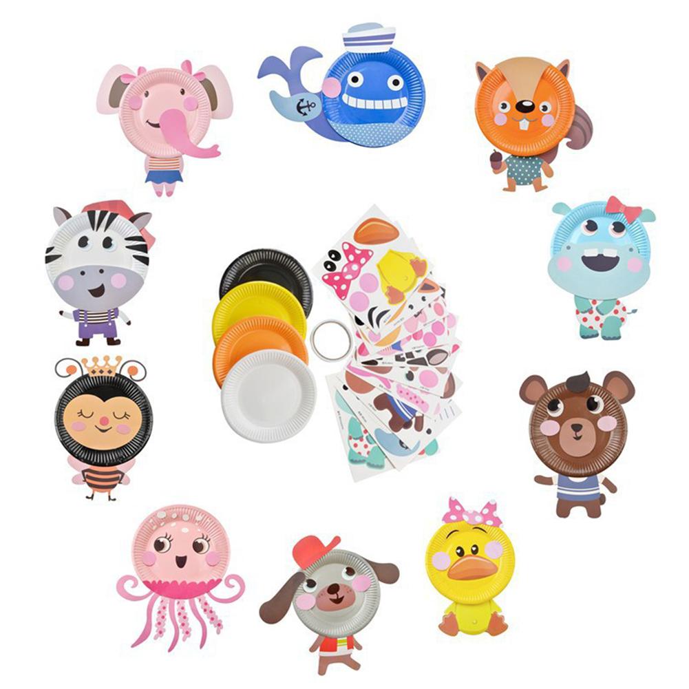 Handmade DIY Color Paper Tray Stickers Kindergarte... – Grandado