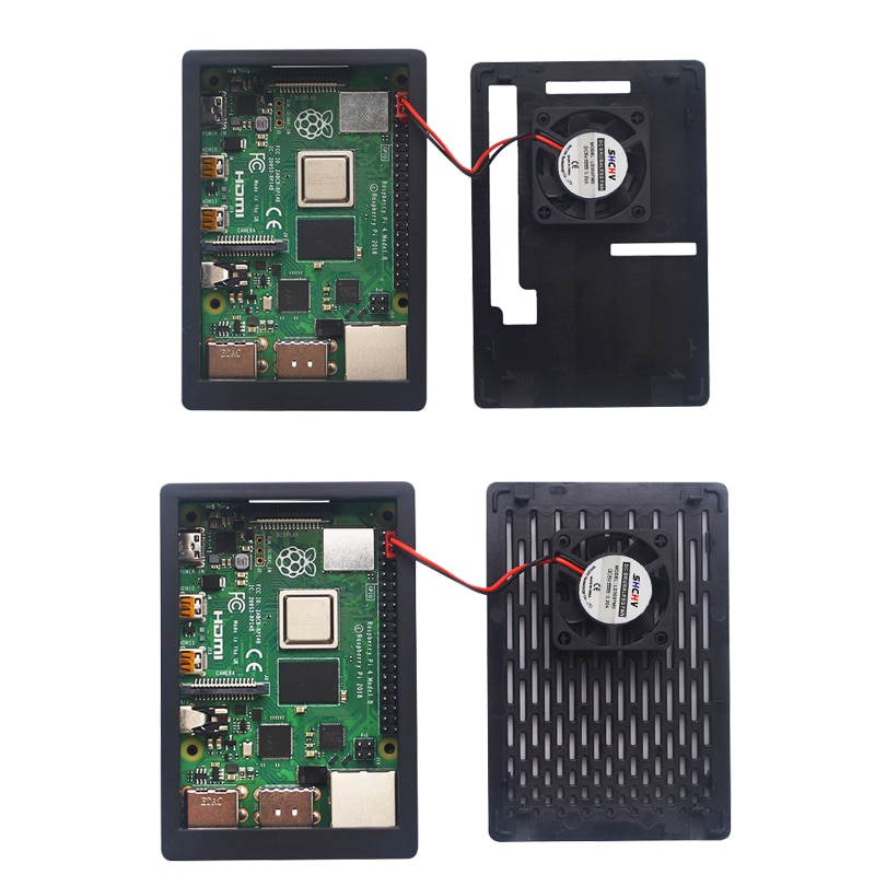 Raspberry Pi 4 Model B ABS Case with (Optional) 3.... – Grandado