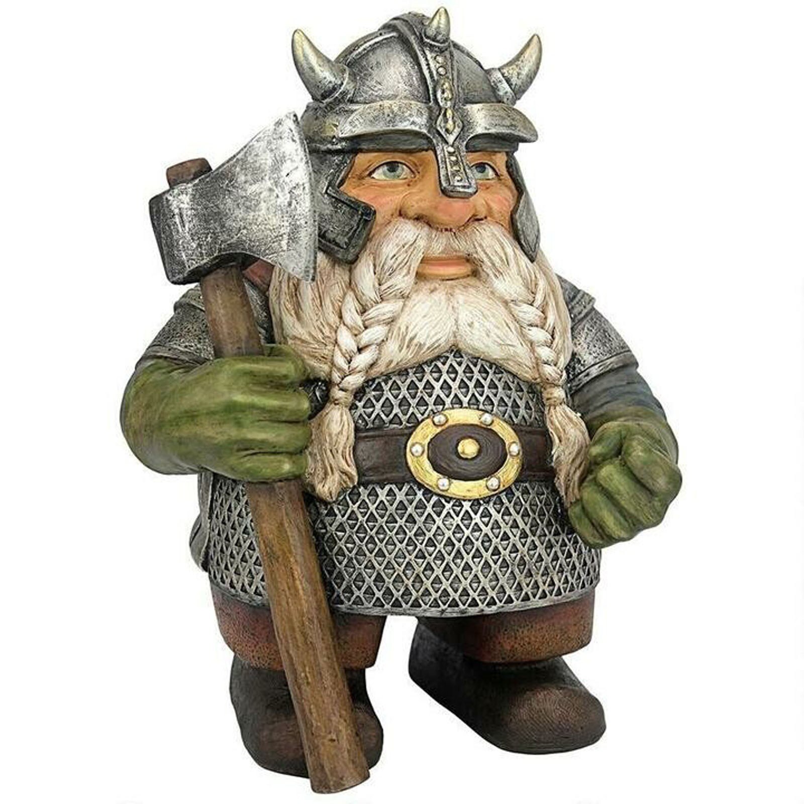 Victor Norse Dwarf Gnome Garden Statue Outdoor Ind... – Vicedeal