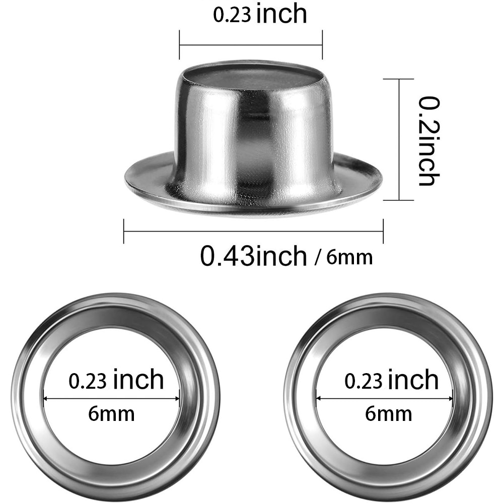 Eyelets Spikes Brass DIY Repair Fastener Leathercr... – Grandado