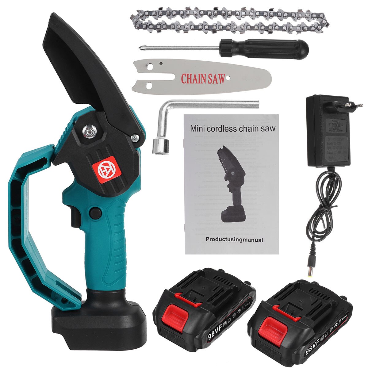 4Inch 98VF 1200W Mini Elektrische Zaag Kettingzaag... – Vicedeal