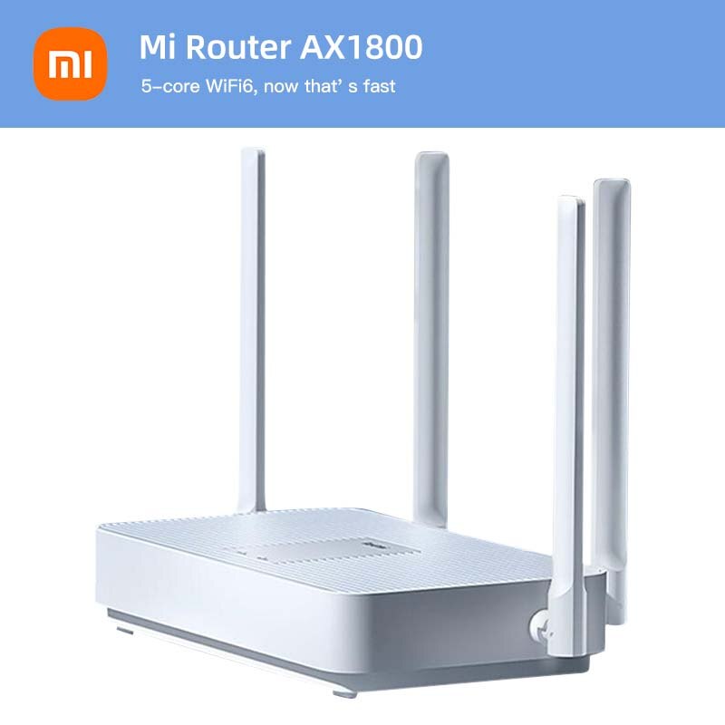 Redmi Mi Router AX1800 5-core WiFi6 1800 Mbps 256M... – Vicedeal