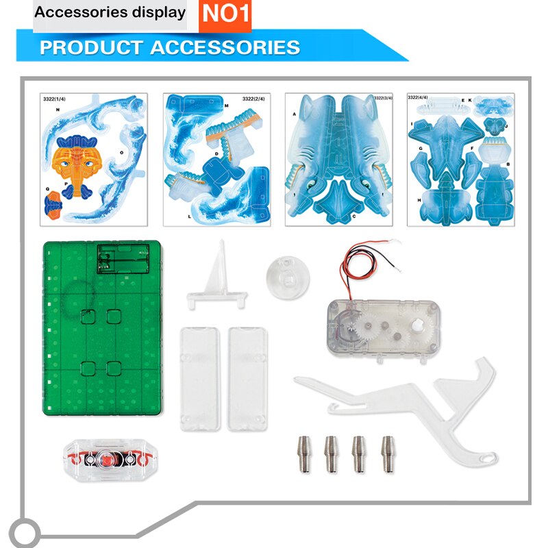 3d DIY Steam Electric Origami Educational Science ... – Vicedeal